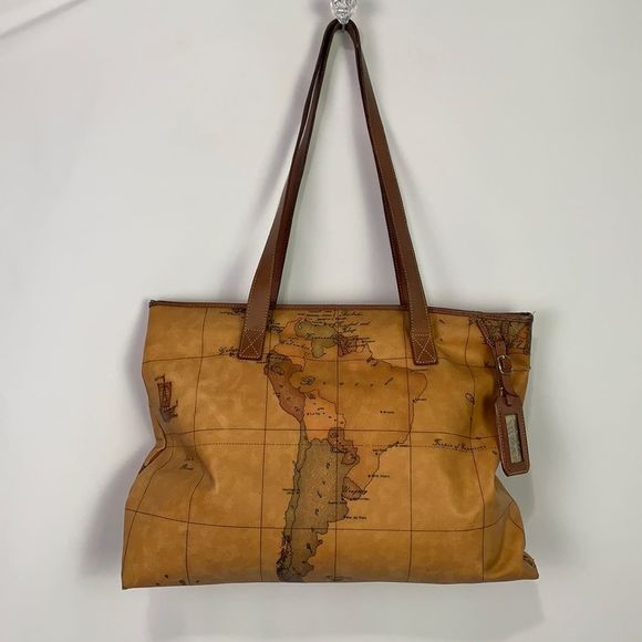 Alviero Martini | Bags | Alviero Martinirare Map Tote Asis | Poshmark